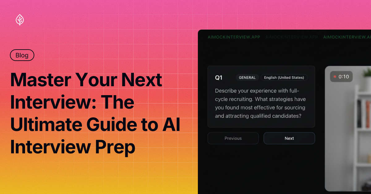 Master Interviews with AI Interview Prep | Your Ultimate Guide